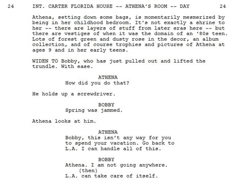 Scripts • Deleted Bathena 6x02 Scene