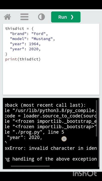 Dictionary Part 4python Pythonprogramming Youtube