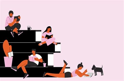 책 더미에 책을 읽는 학생 연구 또는 교육 벡터 개념 자기 학습 학교 또는 대학 청소년 라이브러리 문자 웹 페이지 템플릿 도서관에 대한 스톡 벡터 아트 및 기타 이미지