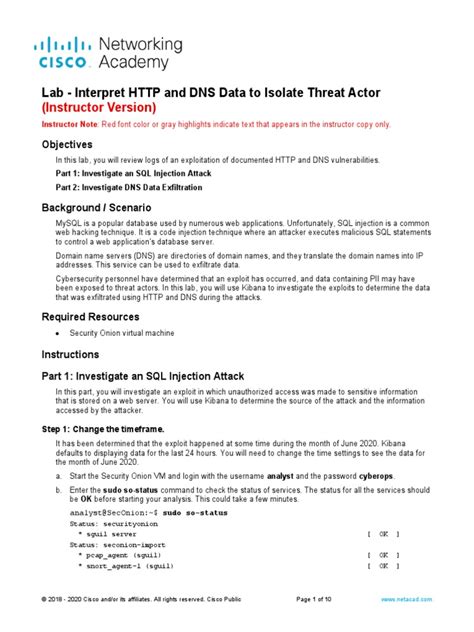27212 Lab Interpret And Dns Data To Isolate Threat Actor Ilm