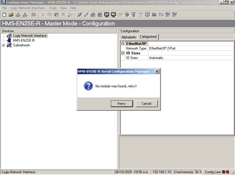 HMS EN SE R Access Configuration Via Local Address Anybus Gateways Hms How