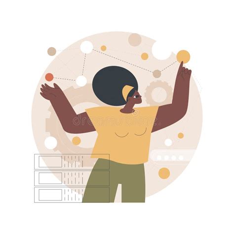 Big Data Visualization Abstract Concept Vector Illustration Stock Vector Illustration Of