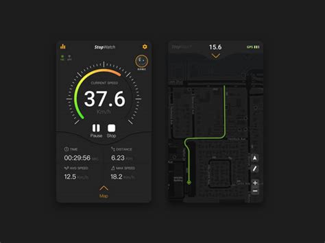 25 Stopwatch App Ui Design For Inspiration Smashfreakz