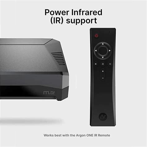 Argon ONE M Premium Aluminum Case For Raspberry Pi With M SATA SSD Support Oz Robotics