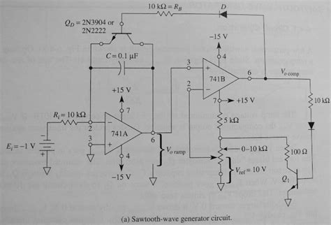 In The Sawtooth Wave Generator Of The Figure Below Chegg Com
