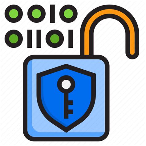 Encryption Security Protection Shield Lock Icon Download On