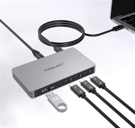 Trebleet Slim Thunderbolt 4 Hub With 85w Charging Single