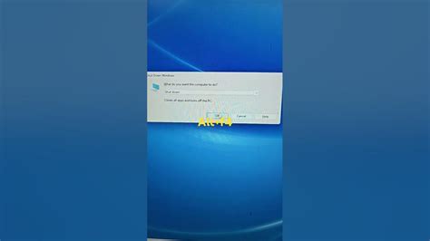 Computer Shutdown Shortcut Key Youtube