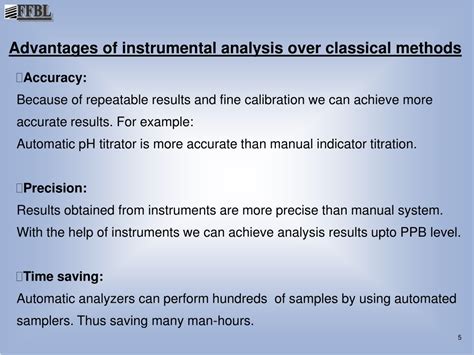 Ppt Instrumental Analysis In Quality Control Laboratory Procedures Powerpoint Presentation
