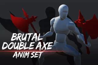 Brutal Double Axe AnimSet Free Download Unity Asset Free