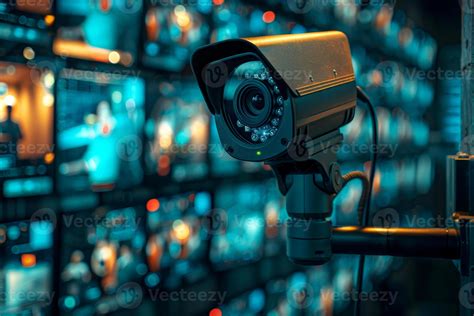 Cctv Security Camera System With Motion Detection And Face Recognition Surveillance Technology