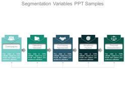 Segmentation Variables Ppt Samples PowerPoint Presentation Images Templates PPT Slide