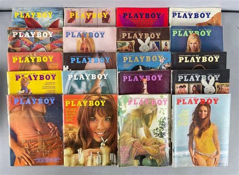 Sold At Auction Group Of 1970s Playboy Magazines