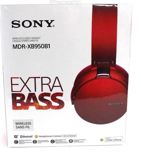 Newsealed Sony Xb950b1 Extra Bass Headband Bluetooth Wireless