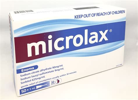 Microlax Enema 5ml X 50