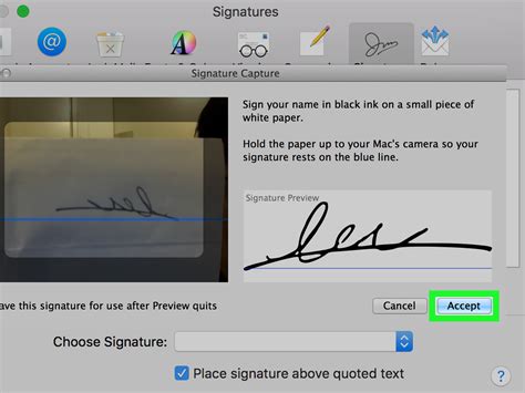 How To Create A Signature From A Built In ISight In Mac OS X Lion