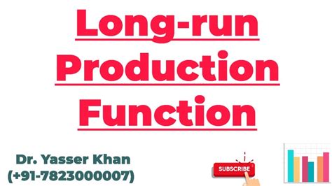 Long Run Production Function Production Function Production