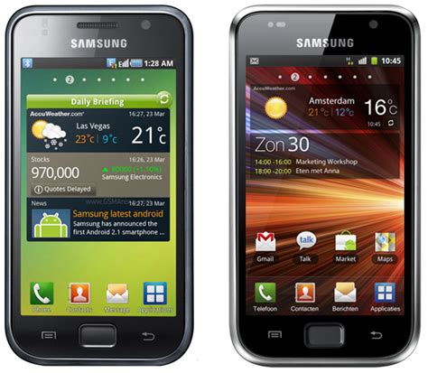 Samsung Galaxy S Plus Vs Samsung Galaxy S Techblog Gr