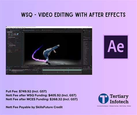 Tertiary Infotech Pte Ltd On Linkedin Aftereffects Videoediting Wsq Tertiarycourses Sfc