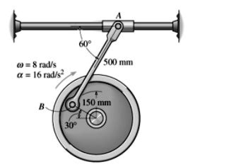 SOLVED The flywheel rotates with angular velocity ð œ rad s and angular acceleration ð ¼
