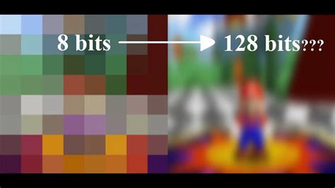 Super Mario 64 128 Bits 64 Bits 32 Bits 16 Bits 8 Bits 4 Bits 2