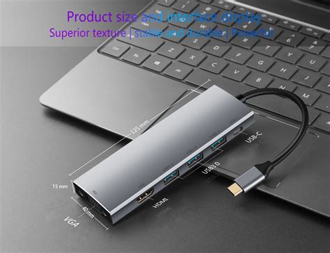 Type C Docking VGA HDMI USB Pd Docking And Converter Price