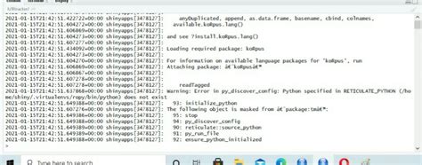 Incorporation Of Rshiny App And Python Posit Community
