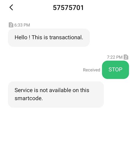 Amazon Sns While Opting Out Of Aws Sns Text Message Using Stop I Am Getting Reply Service