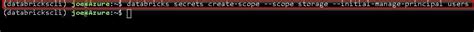 How To Store Secrets In Azure Databricks Joe Ho Blog
