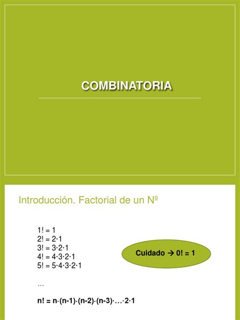 11 Números Combinatorios Pdf Combinatoria Números