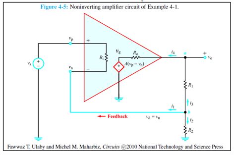 Solved PROBLEM Non Inverting Amplifier Using An Op Chegg Com