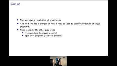 An Introduction To Iris Higher Order Concurrent Separation Logic Canal U