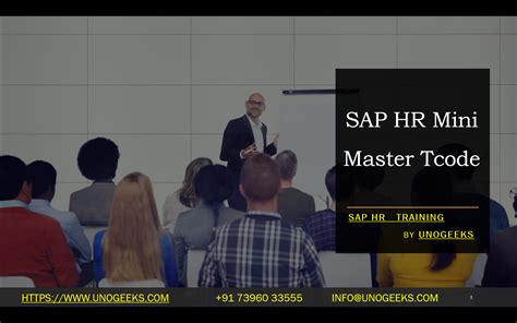 SAP HR Mini Master Tcode