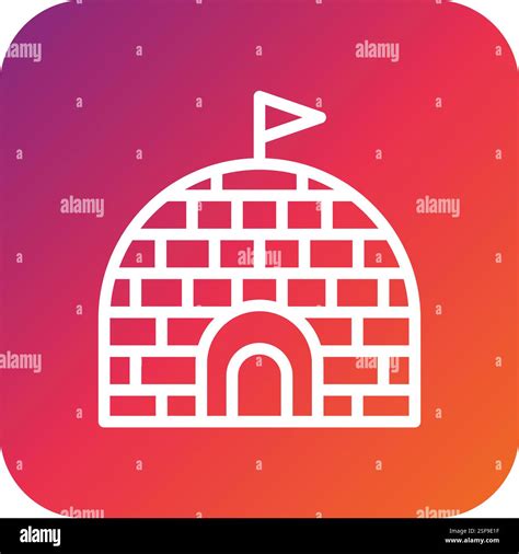 Igloo Vector Icon Design Illustration Stock Vector Image And Art Alamy