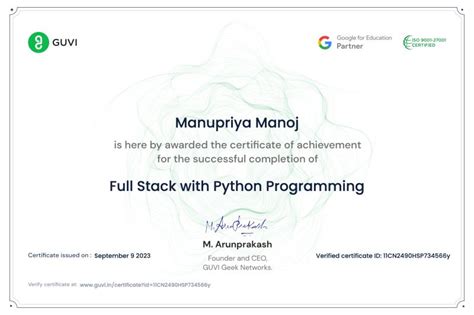 Fullstack Pythonprogramming Webdevelopment Newskills Manupriya Manoj