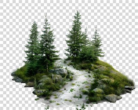 투명한 배경에서 분리된 숲의 산책로 또는 경로 일러스트 Png Psd 무료 다운로드 Pikbest 2025 그림 배경 숲