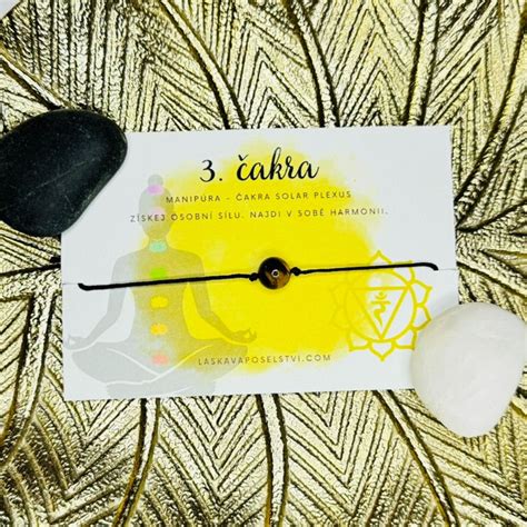 Čakrový šperk 3 čakra Laskavá Poselství