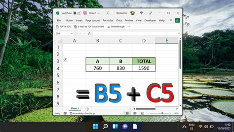 How To Add On Excel With The Sum Formula AutoSum Or The Plus Sign