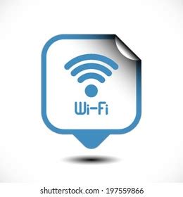 Wifi Connection Map Pointer Stock Vector Royalty Free