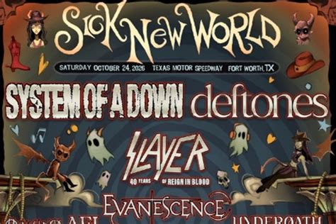 Soad Deftones Slayer Scowl Melvins Ministry Afi Power Trip More