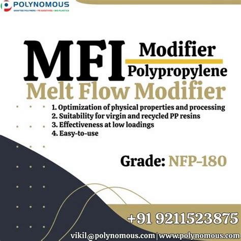 Melt Flow Modifier Grade Nfp 180 For Pp For Automotive 25 Kg Bag At ₹ 850 Kg In Gautam Budh Nagar