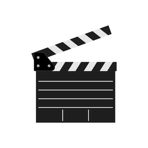 Premium Vector Clapper Board Vector Icon Isolated On White Background