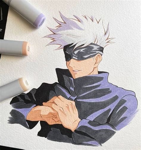 Saturo Gojo Anime Sketch Anime Drawings Best Anime Drawings