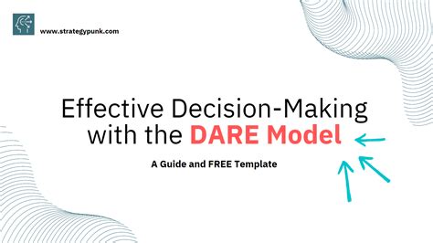 Master Effective Decision Making With The Dare Model A Guide And Template