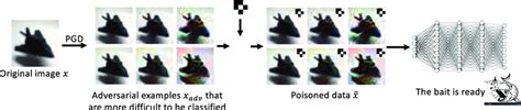 schematic representation of feature suppression backdoor attack
