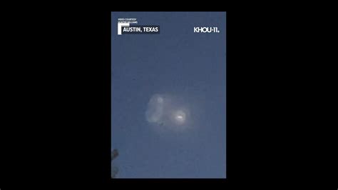 Video Spacex Rocket Seen Flying Over Austin