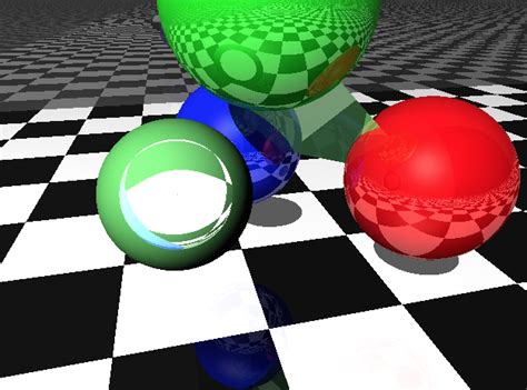 transparency ray tracing translucent sphere has a dot in centre