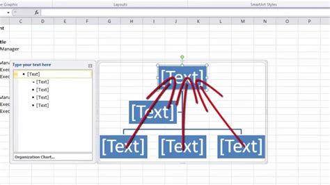 Excel Tutorial 29 Smartart Graphics And Organization Charts Youtube