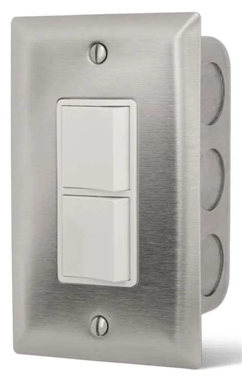 Infratech In Wall Duplex Stack Switches For Indoor Or Protected Outdoor Areas
